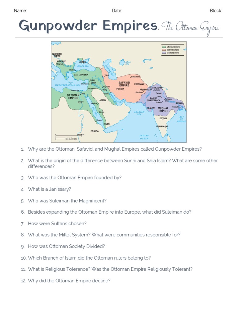 Gunpowder Empires | PDF | Mughal Empire | Ottoman Empire