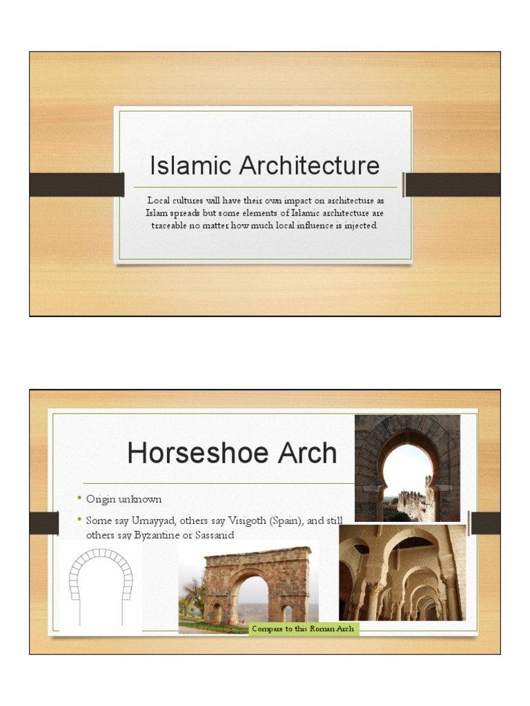 Islamic Architecture | PDF | Mosque | Architectural Styles