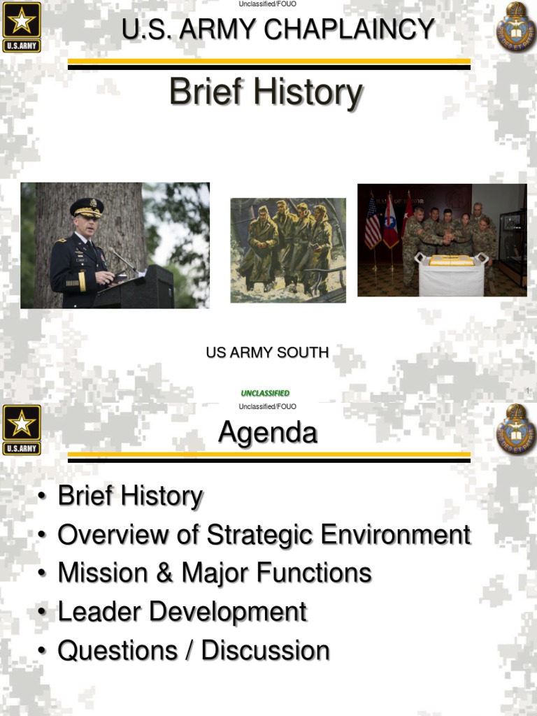 History and Functions of U.S. Army Chaplaincy | PDF | Chaplain | Unrest