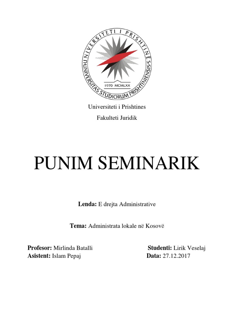 Universiteti I Prishtines | PDF