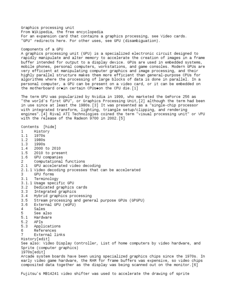 Cpu | PDF | Graphics Processing Unit | Shader Cpu | PDF | Graphics Processing Unit | Shader
