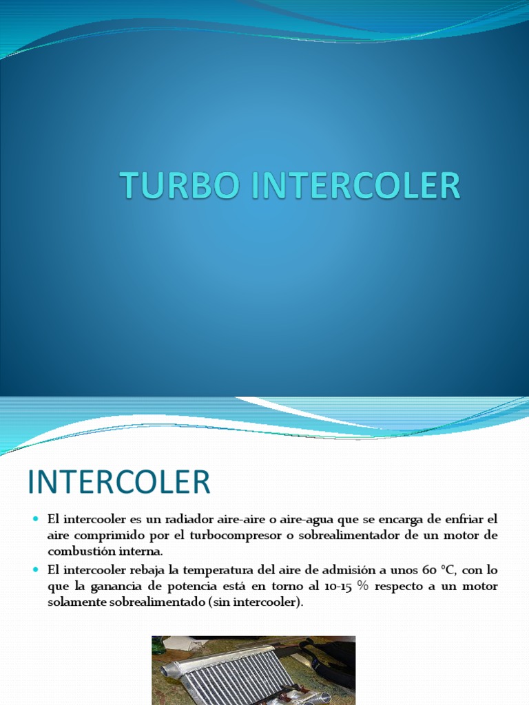 Turbo Intercoler | PDF