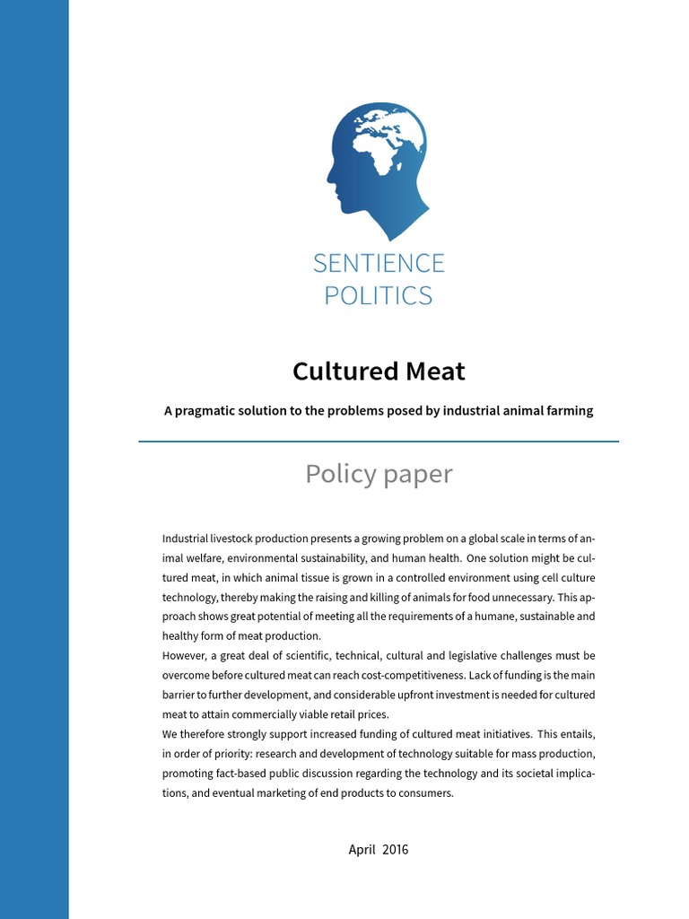 Cultured Meat PDF | PDF | Meat | Livestock