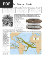 Triangular Slave Trade Map | PDF