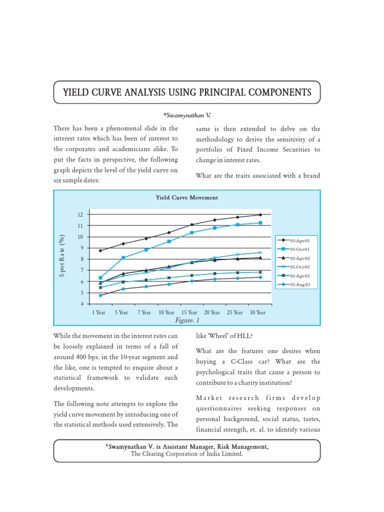 Yield Curve Analysis Using Principal Components | PDF | Principal ...