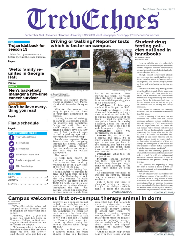 Trev Echoes | PDF | Dormitory | Leisure