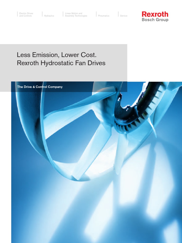 Rexroth Hydrostatic Fan Drives - Ra98065 - 1006 | PDF | Internal ...