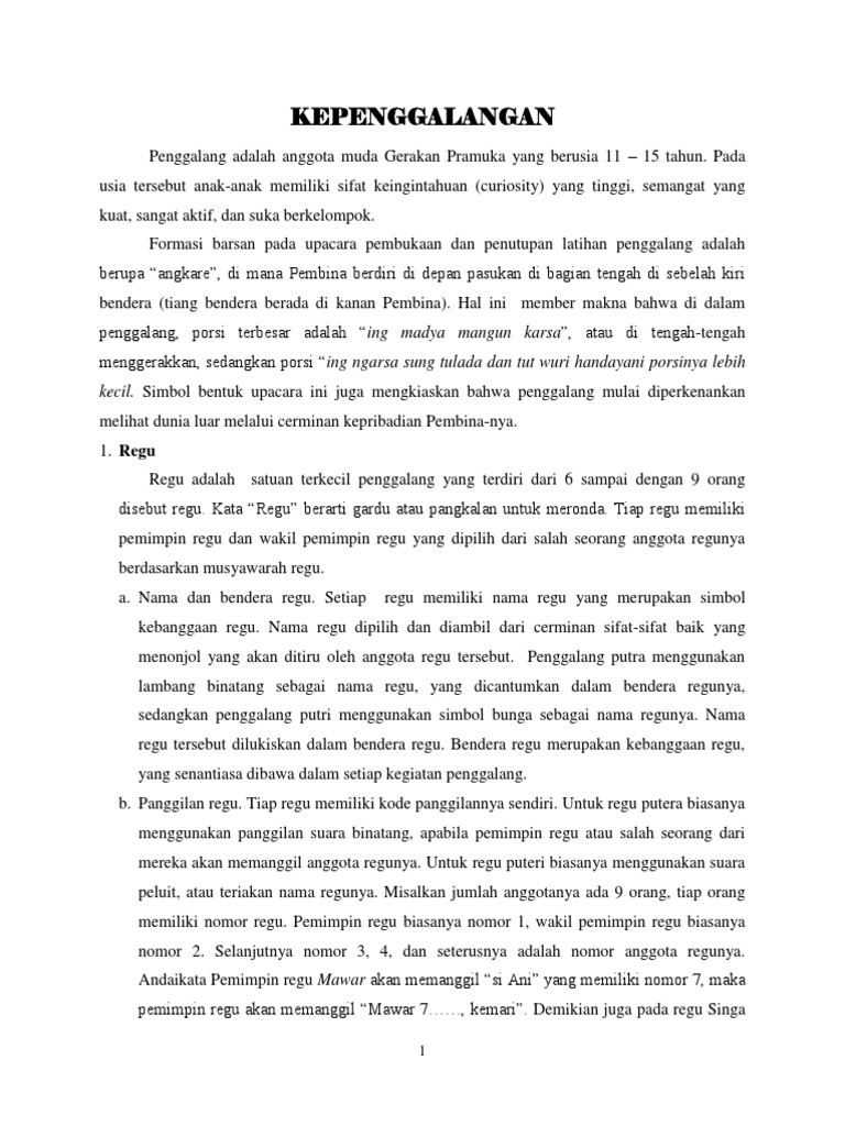 Materi Pramuka | PDF | Agama & Spiritualitas