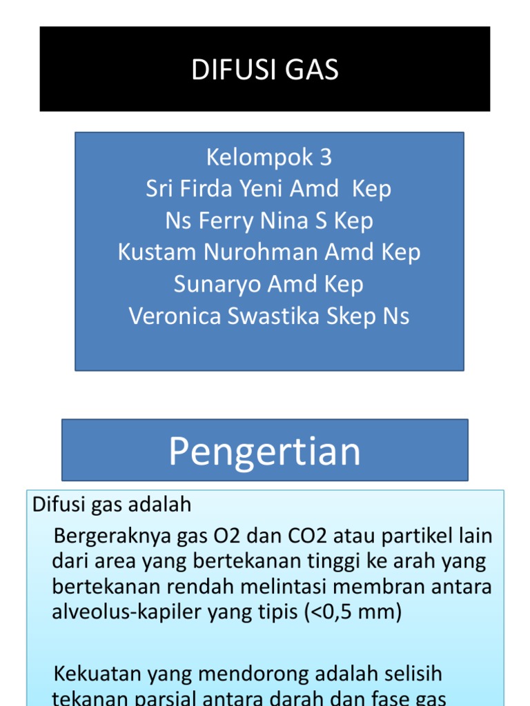 Difusi Gas | PDF