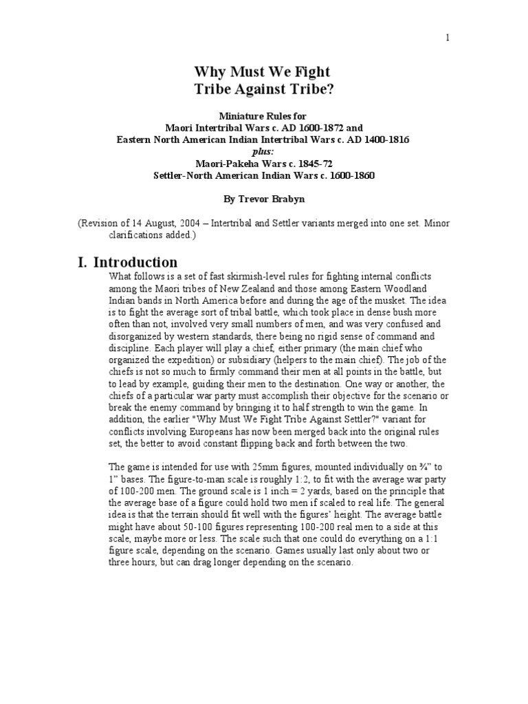 Why Must We Fight Tribe Against Tribe?: Plus | PDF | Musket | Rifle