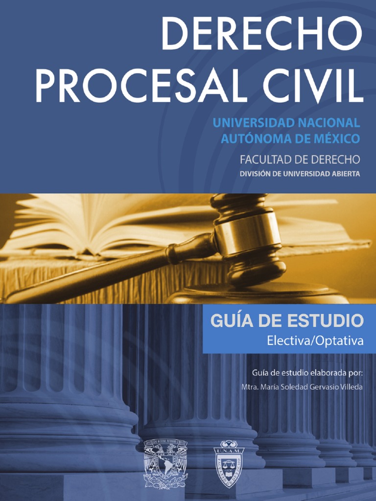 Derecho Procesal Civil 4 Semestre PDF | PDF | Ley procesal | Procedimiento legal