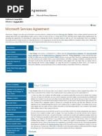 Microsoft Services Agreement Overview | PDF | Payments | Credit Card