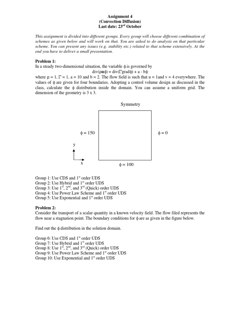Assignment 4 | PDF | Fluid Dynamics | Fluid Mechanics