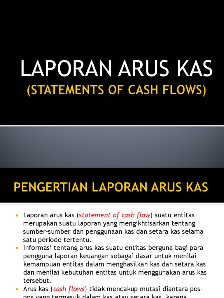 Laporan Arus Kas | PDF