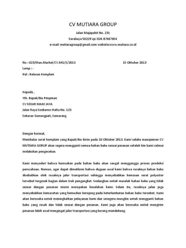 CV Mutiara Group | PDF | Karier & Perkembangan