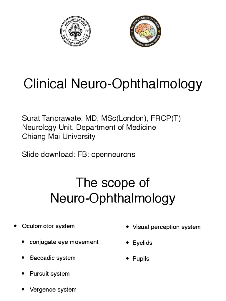 Neuro-Ophthalmology - Third Year Student - 2018 | PDF | Ophthalmology ...