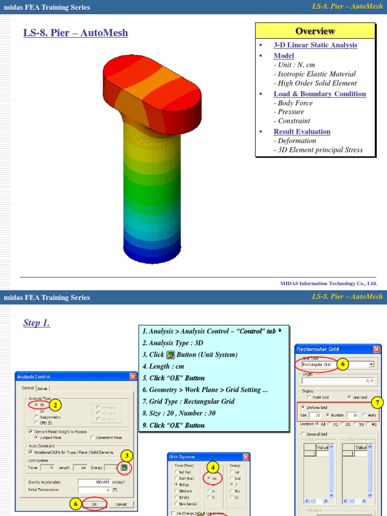 FEA Tutorials LS8 | PDF | Finite Element Method | Deformation (Mechanics)