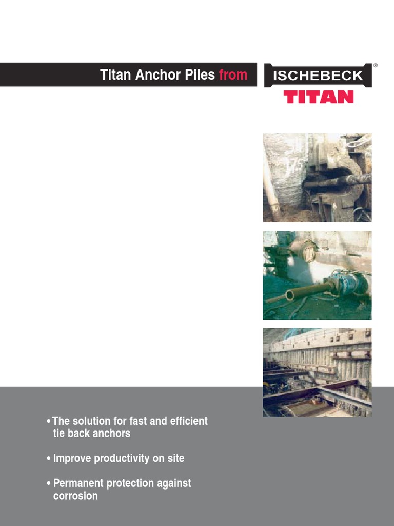 Anchor Piles | PDF | Deep Foundation | Anchor