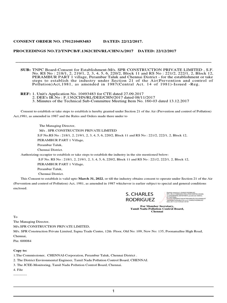 Certificate 1 | PDF | Air Pollution | Noise