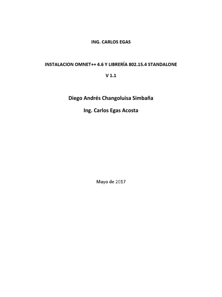 Tutorial Omnetpp | Descargar gratis PDF | Archivo de computadora | Software del sistema