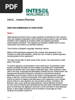 TESOL Sample Test 1 | PDF | Learning | Teachers