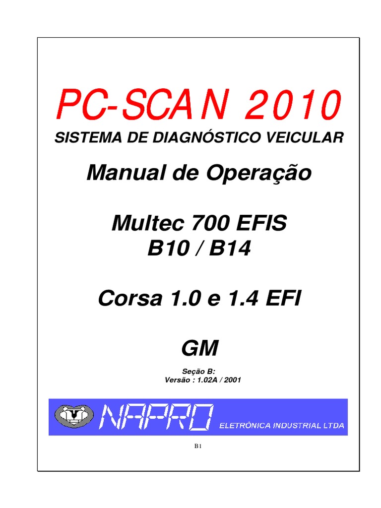 Manual de Injecao GM Multec 700 Corsa EFI | PDF | Eletrônicos | Motores