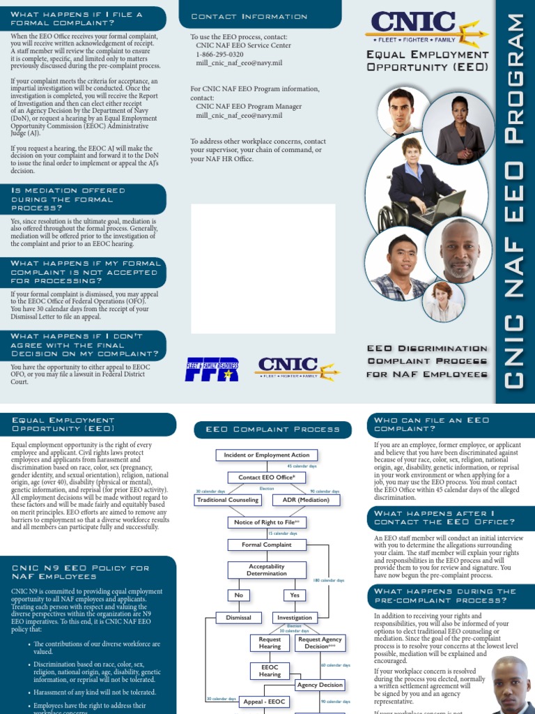 EEO Complaint Process Brochure | PDF | Equal Employment Opportunity ...
