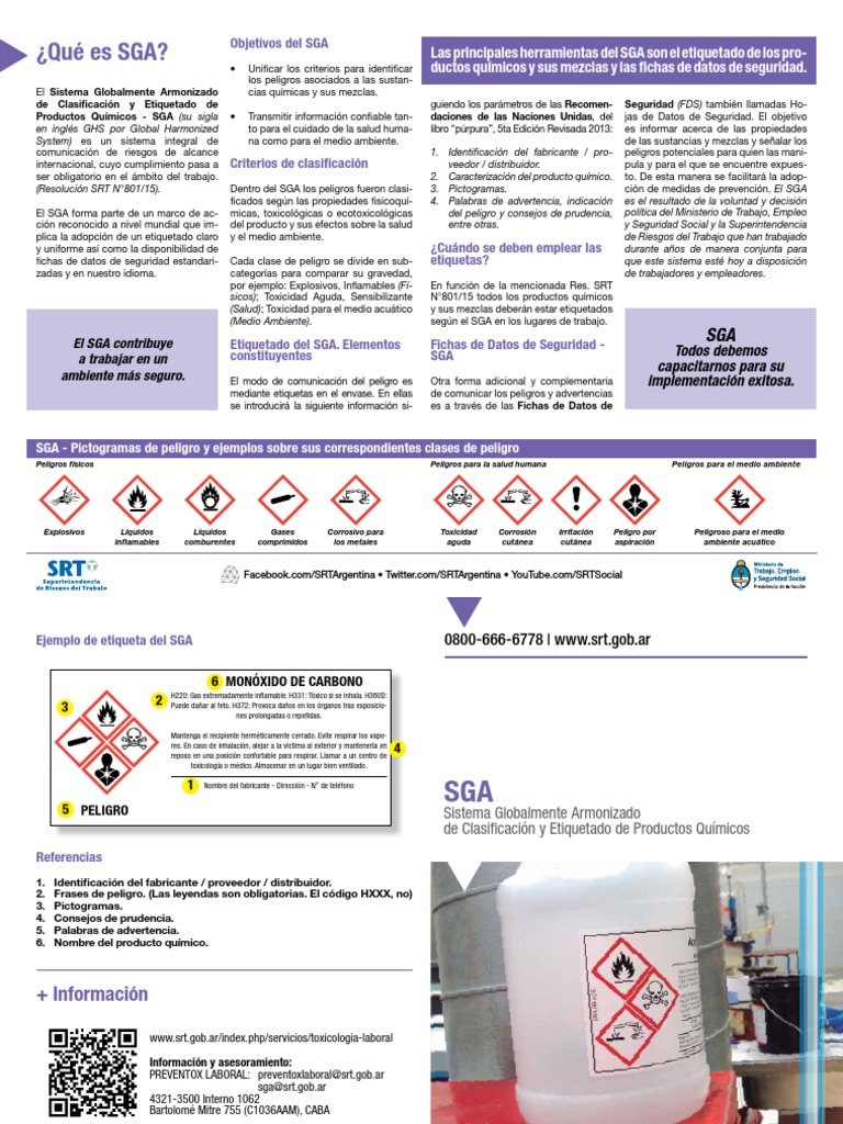 Sga | PDF | Corrosión | Toxicidad