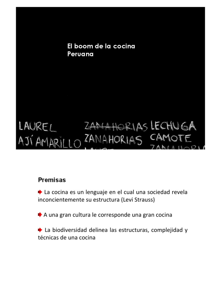 La cocina peruana como estrategia de desarrollo regional | PDF ...