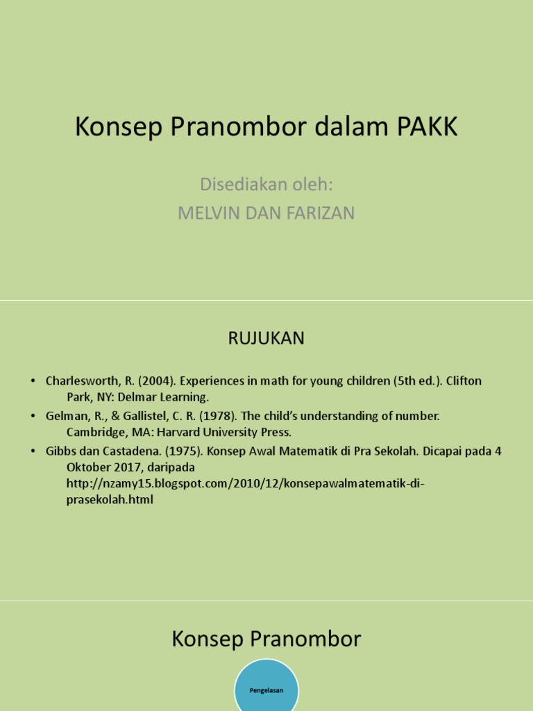2.1 Konsep Pranombor | PDF