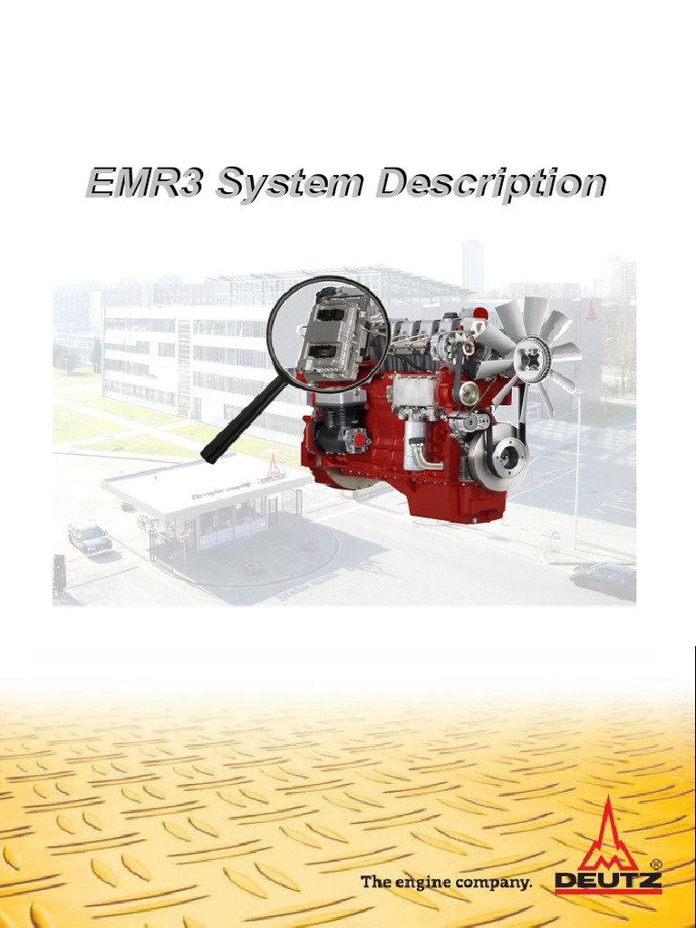 Deutz EMR3 210408 ENG System Description | Electrical Connector | Switch