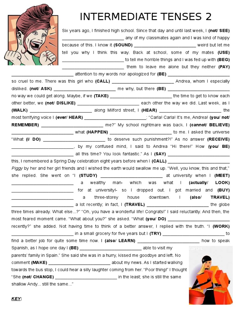 Intermediate Tenses 2 | PDF