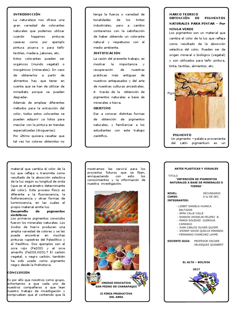 TRIPTICO | PDF | Pigmento | Color