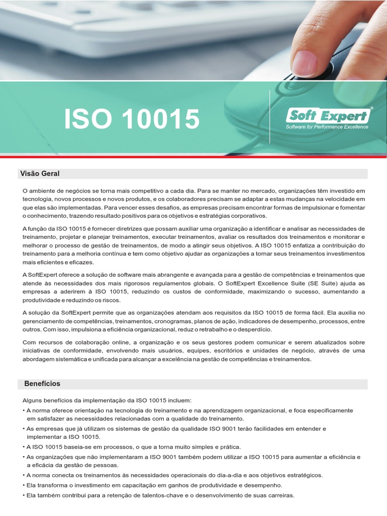 Catalogo ISO 10015 | PDF | ISO 9000 | Qualidade (negócios)