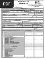 BIR Tin Application (Form 1902) | PDF | Identity Document | Taxpayer