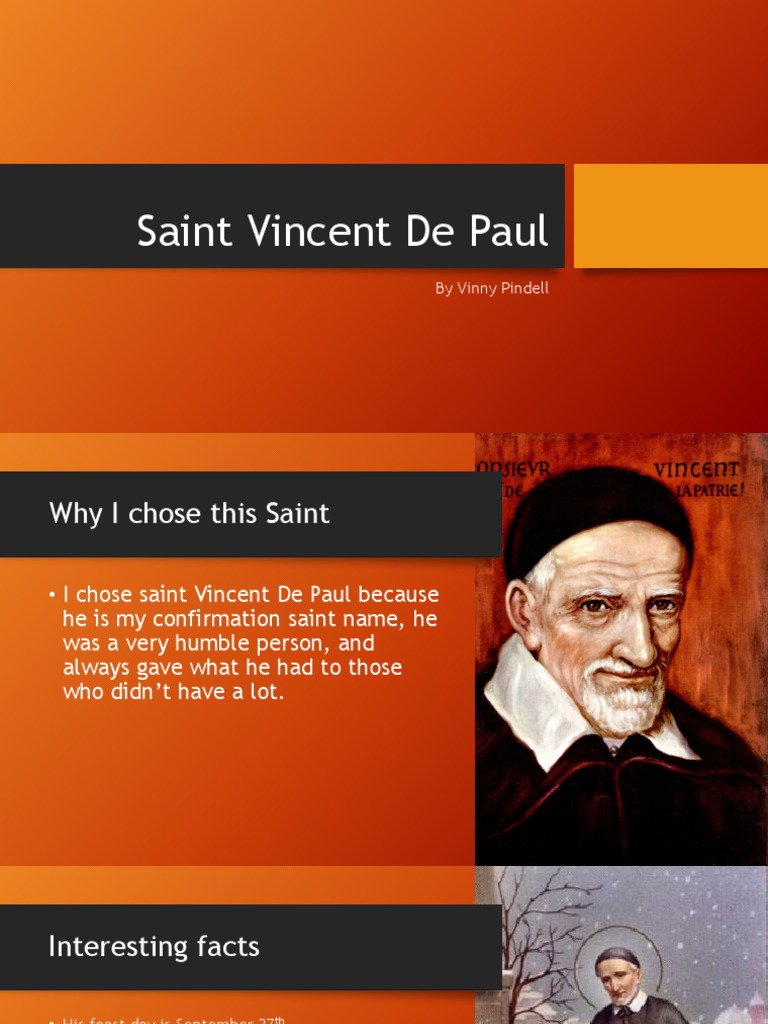 Saint Vincent De Paul: Life and Legacy | PDF | Religion & Spirituality