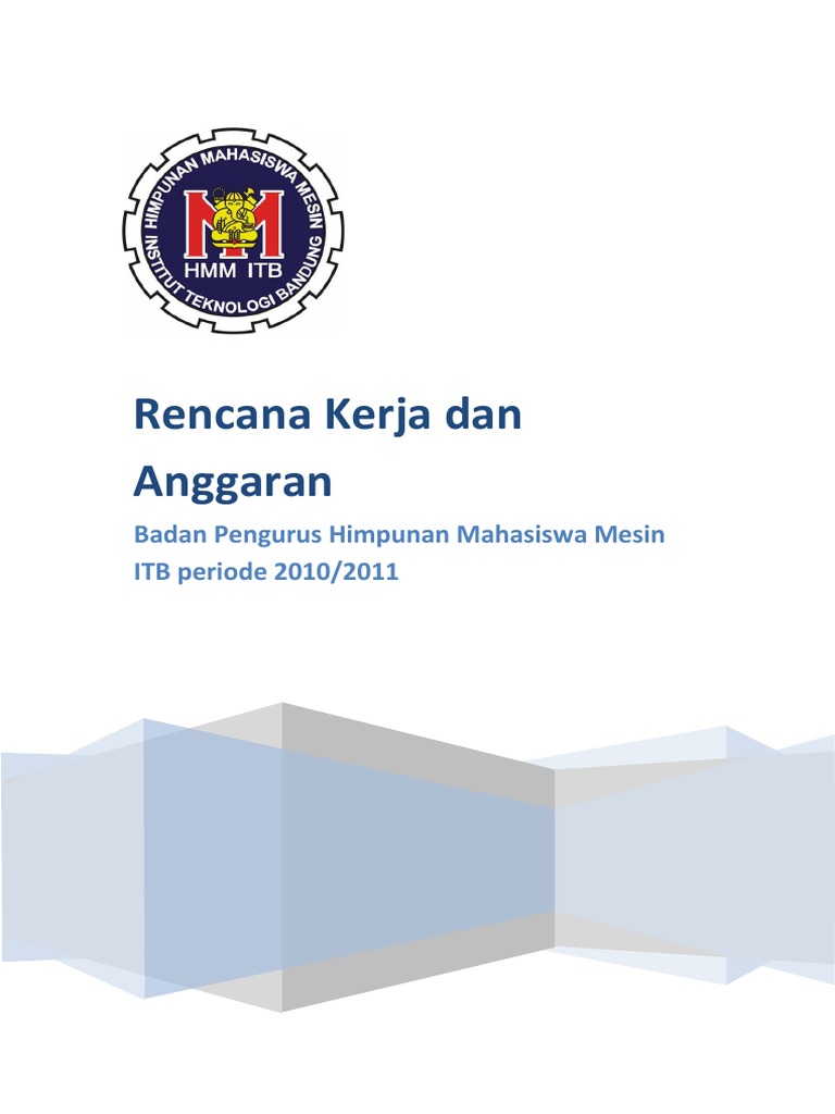 Rencana Kerja HMM ITB 2010/2011 | PDF