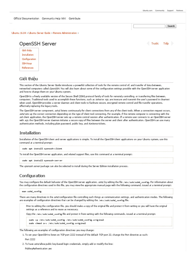 OpenSSH Server | PDF | Secure Shell | Cryptography