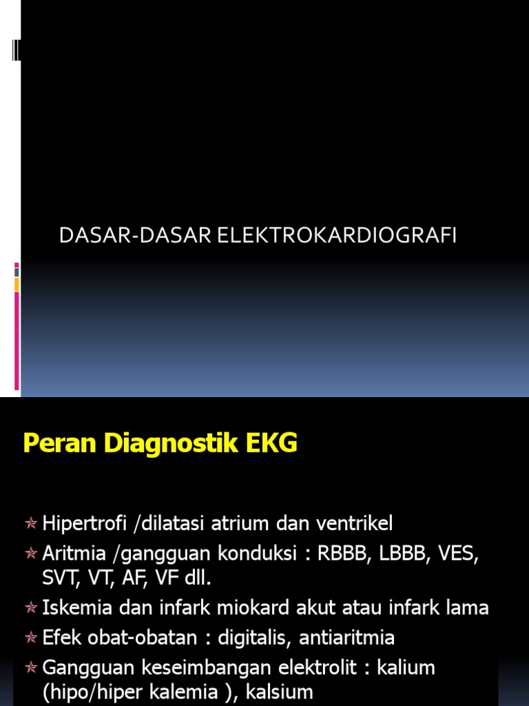 EKG Lengkap Dasar | PDF