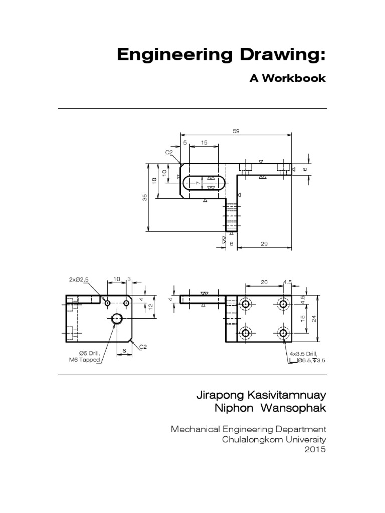 Workbook on Engineering Drawing 2558.7437.1439123325 | Communication ...