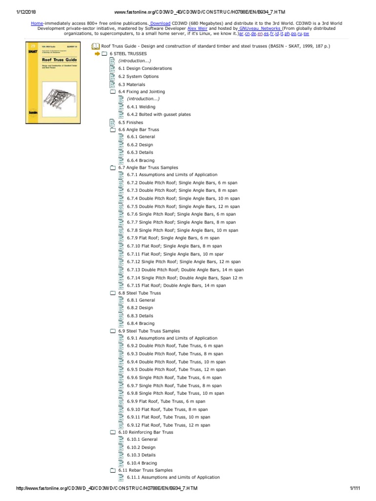 Truss Design | PDF | Truss | Pipe (Fluid Conveyance)