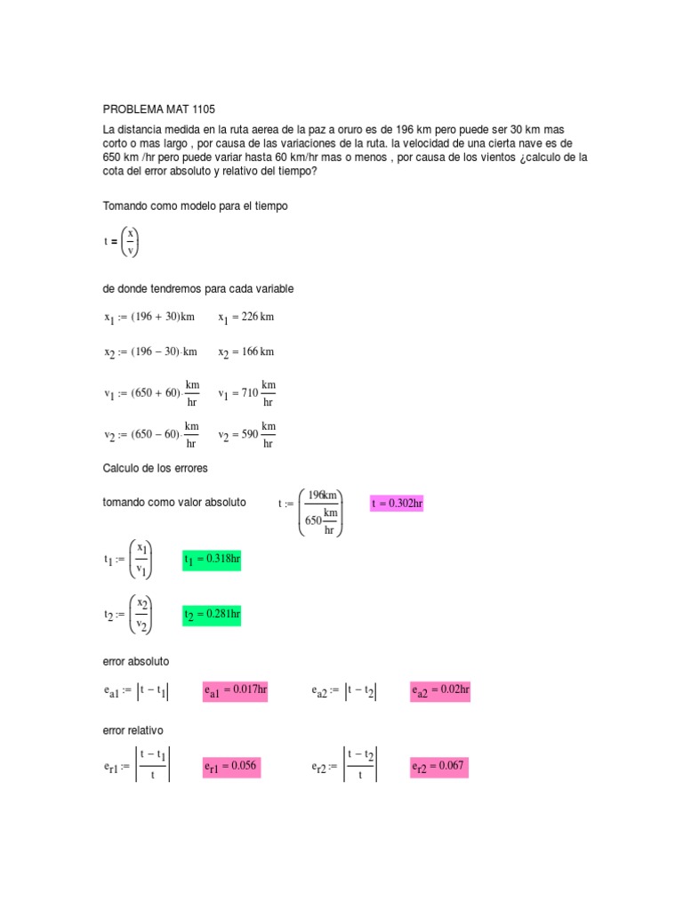 Mat 1105 Errores | PDF | Métodos y materiales de enseñanza | Ciencia y ...