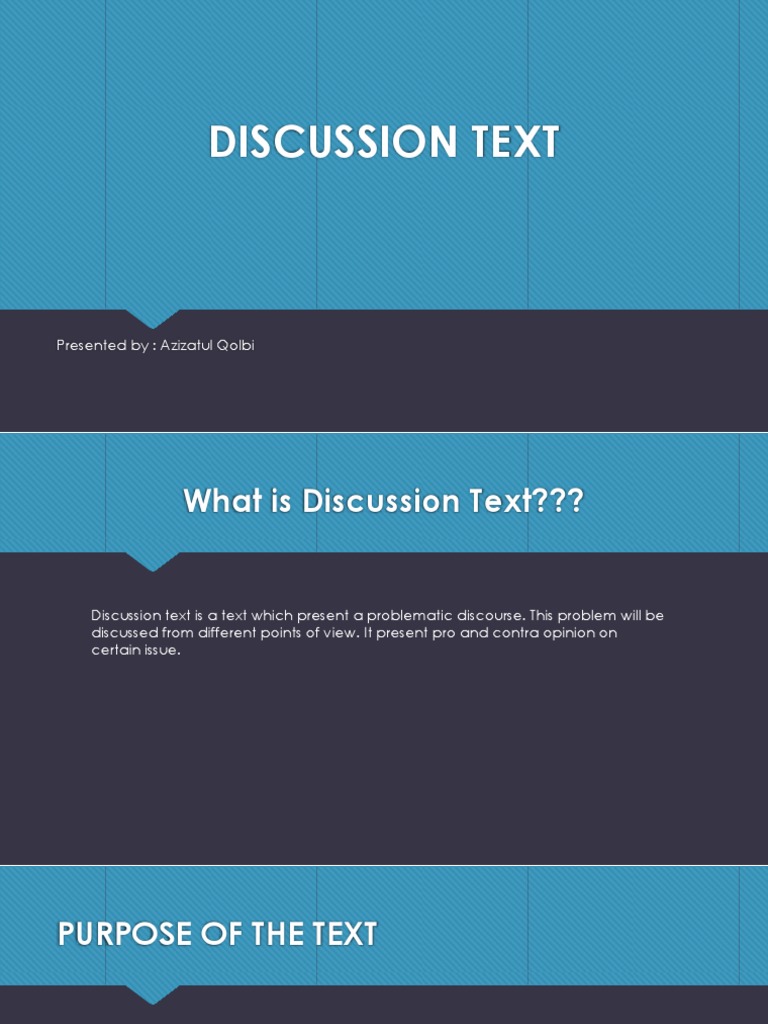 Understanding Discussion Text Structure | PDF | Language Arts & Discipline