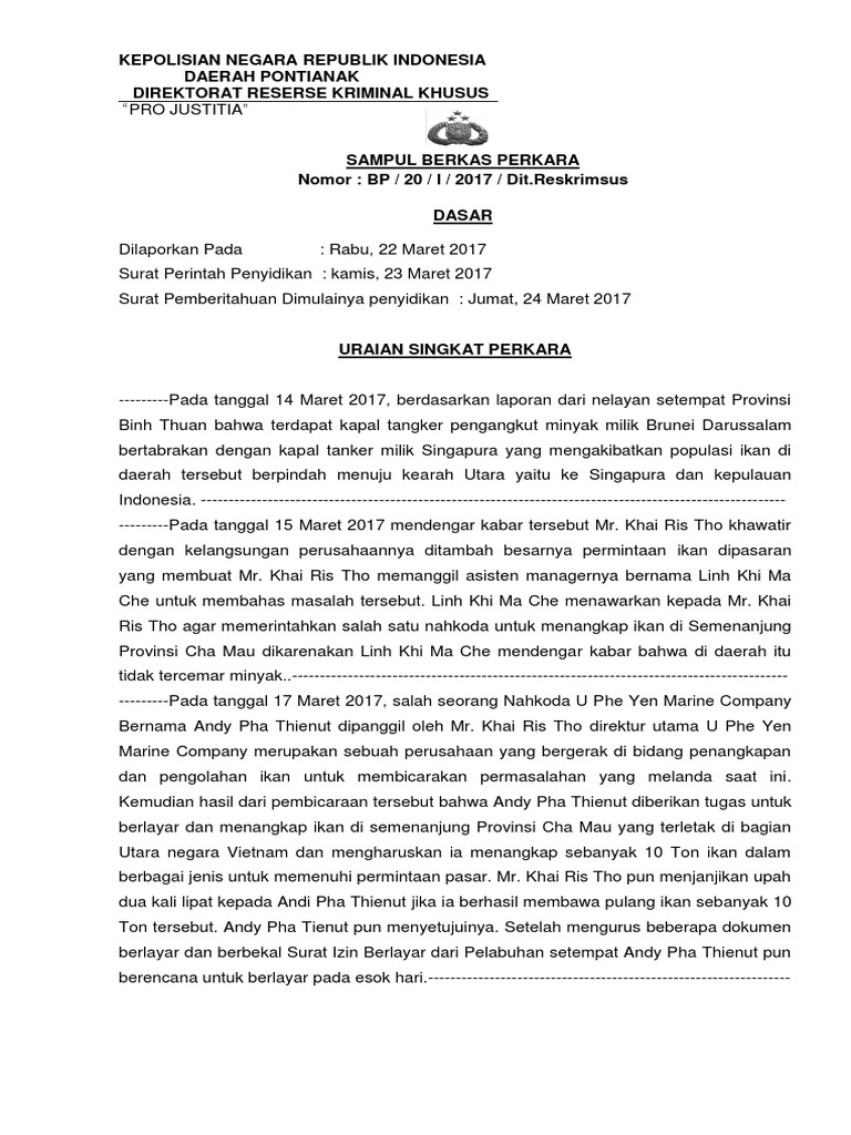 Sampul Berkas Perkara | PDF