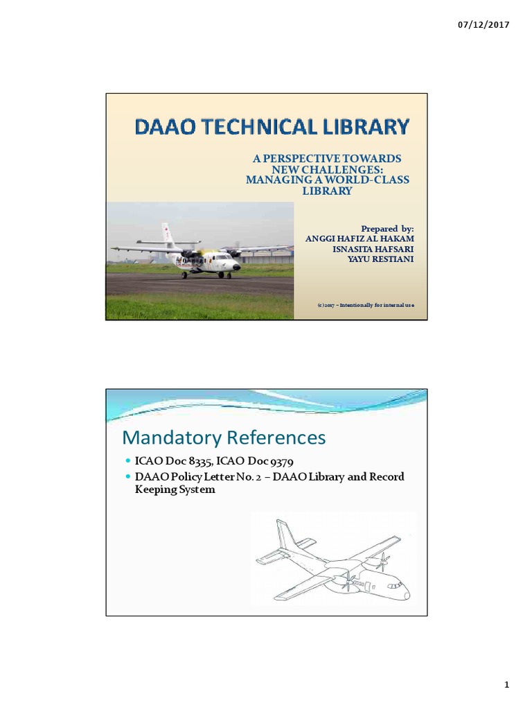 DAAO TECHNICAL LIBRARY - Ver 2 - Dec 2017 PDF | PDF | Libraries ...