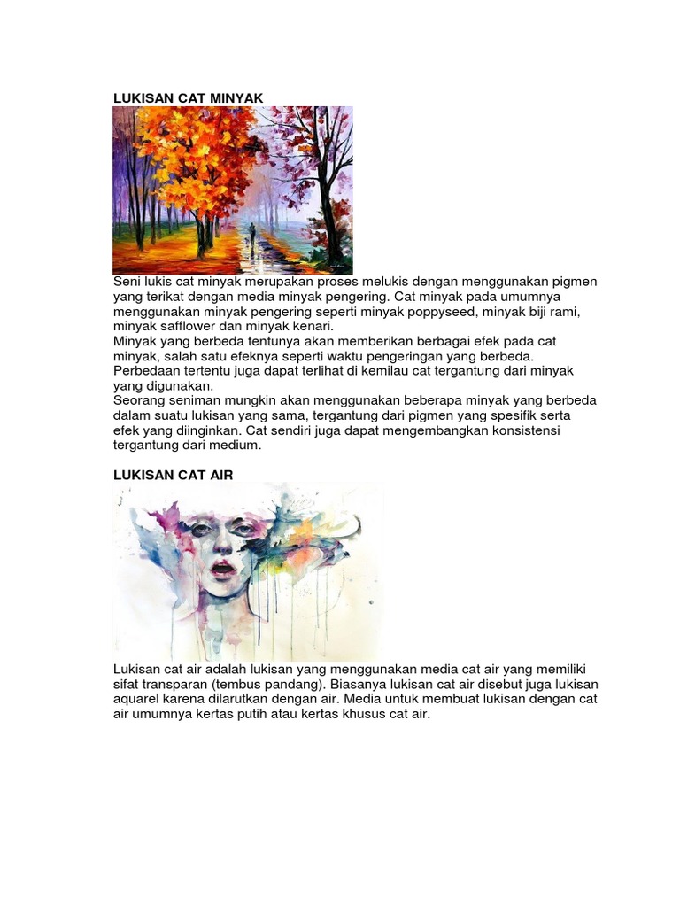 Macam-Macam Lukisan | PDF