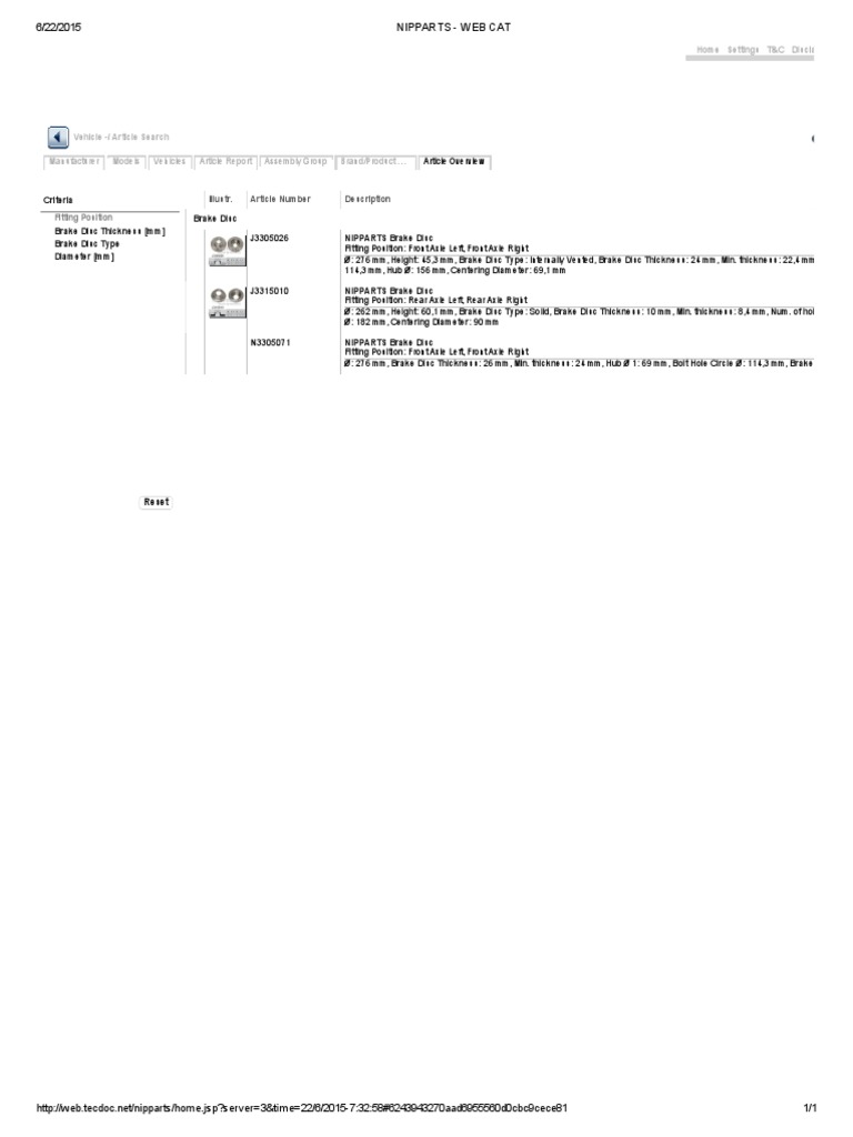 Brake Disc PDF | PDF | Axle | Brake