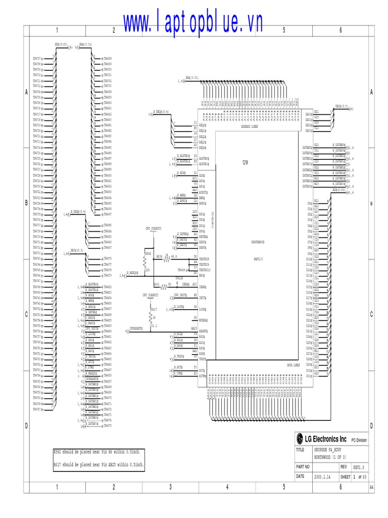 Ibm r40 Laptop Schematics | PDF
