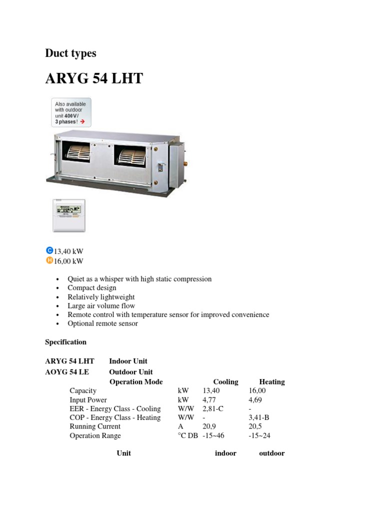 Duct Types | PDF | Air Conditioning | Hvac