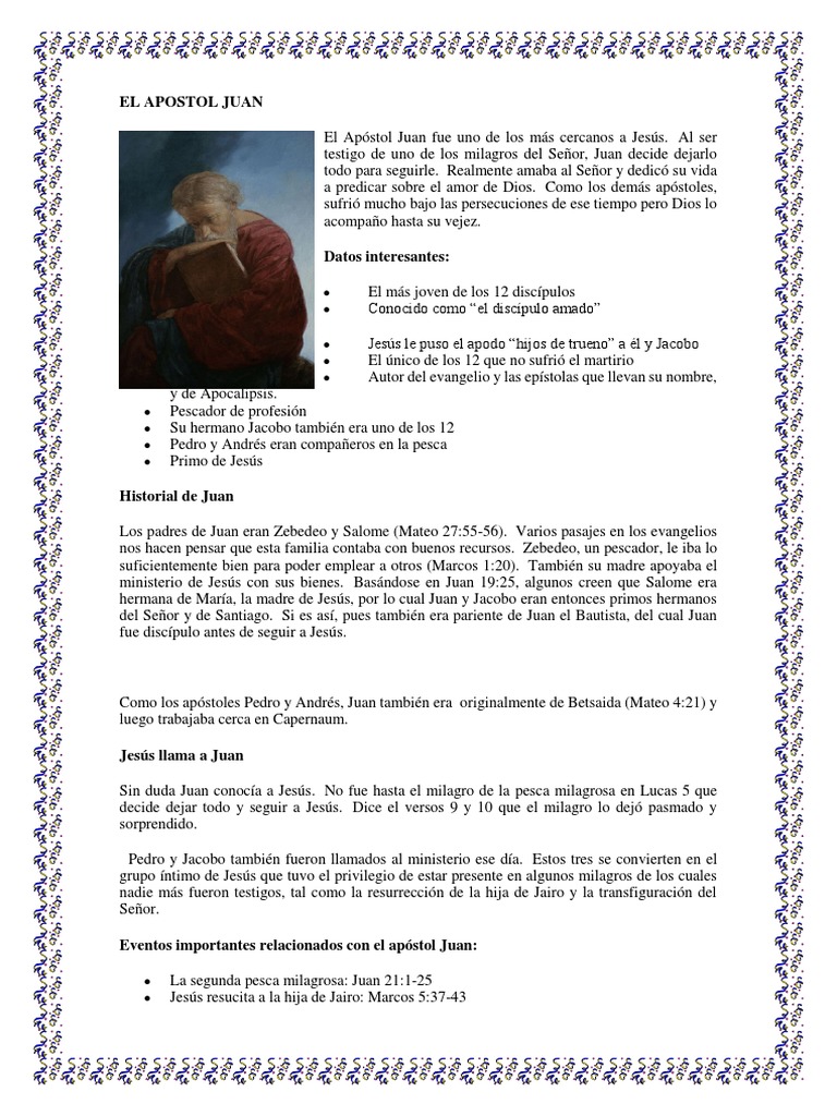 Juan El Apostol De Jesus